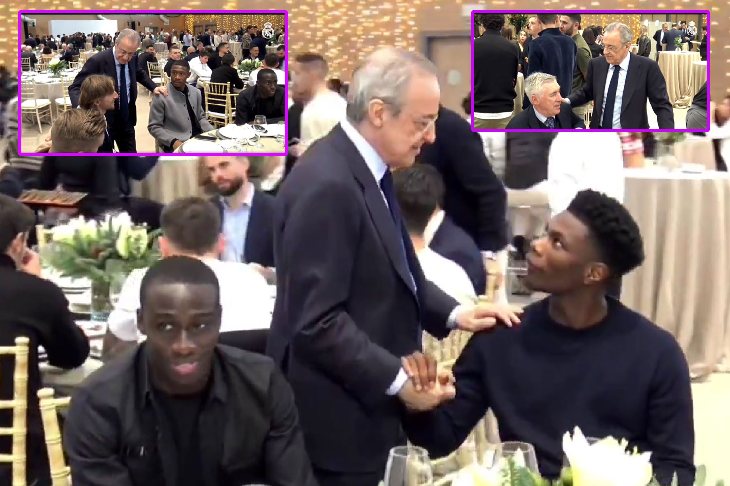 El Real Madrid celebró la comida de Navidad: así fue y este fue el ...