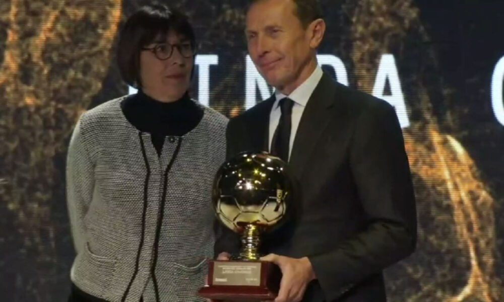 Butragueño recoge el Golden Girl de Caicedo: "No puedo estar mejor ...