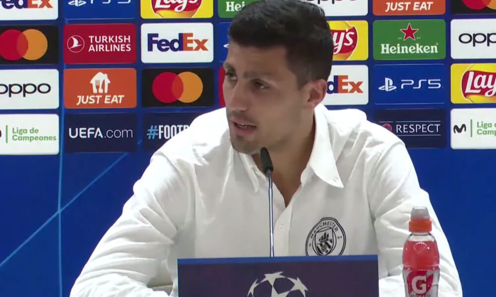 Rodri: "Sabemos que el Madrid juega diferente, tiene más control"