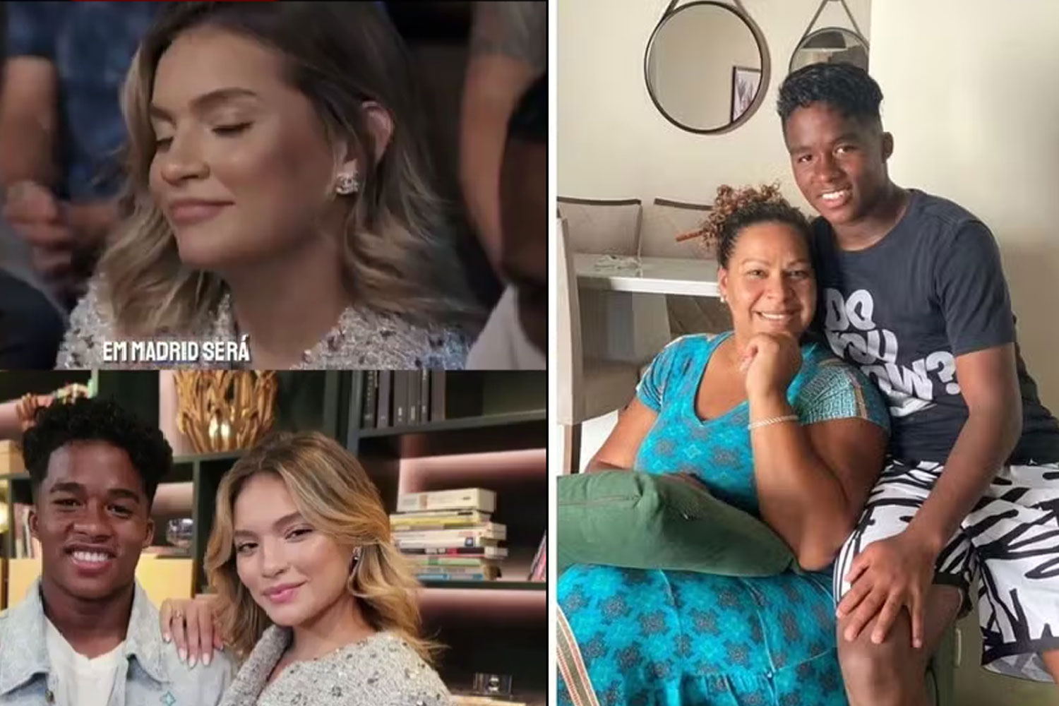 Las caras lo dicen todo: la tensión entre la novia y la madre de Endrick