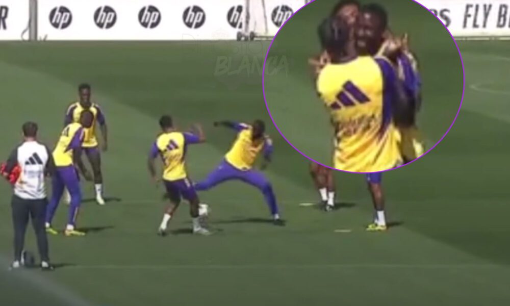 Te partirás de risa cuando lo veas: Rodrygo le hace un caño a Rüdiger ...