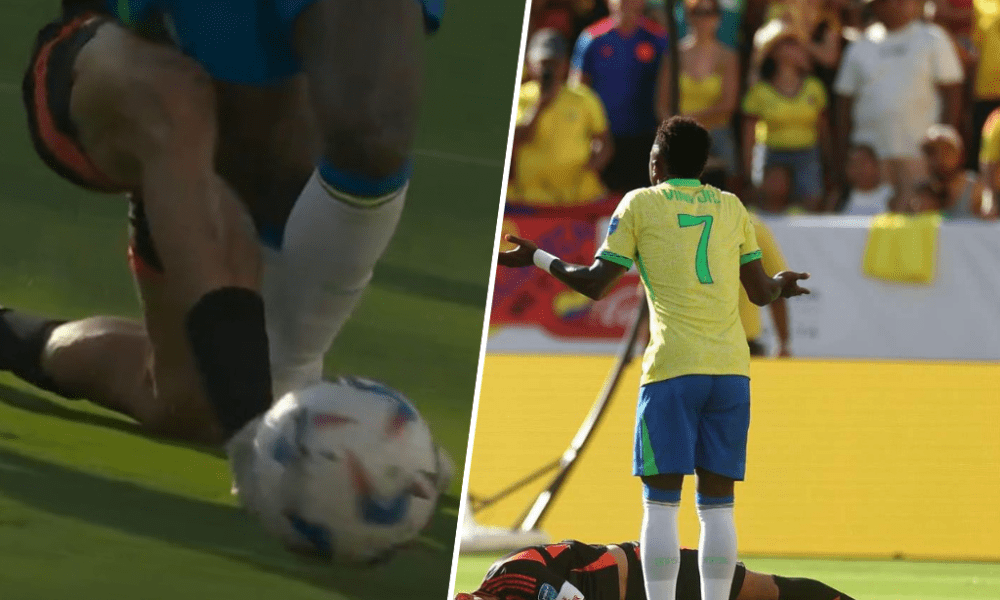Brasil sufrió un mal arbitraje ante Colombia y se complica la vida
